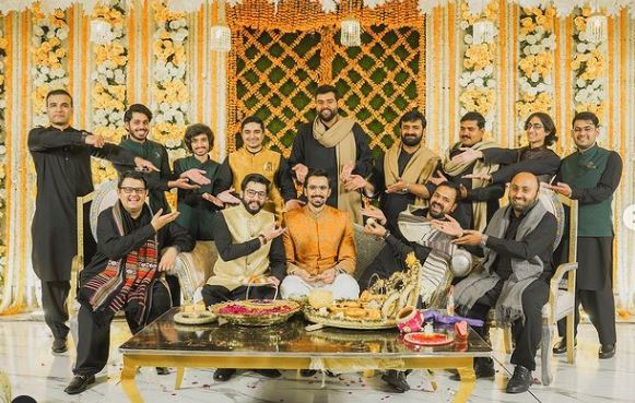 Rana Hamza Saif shares wedding photos with wife - Entertainment Bracket